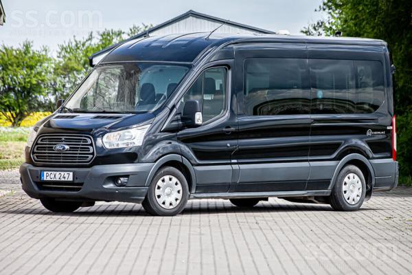 Black Ford Transit 2016 in Tukums, with an engine capacity of 2.00 L and mileage of 0 thousand km for 7990 €, photo 1 on AUTOMOTO.COM.LV