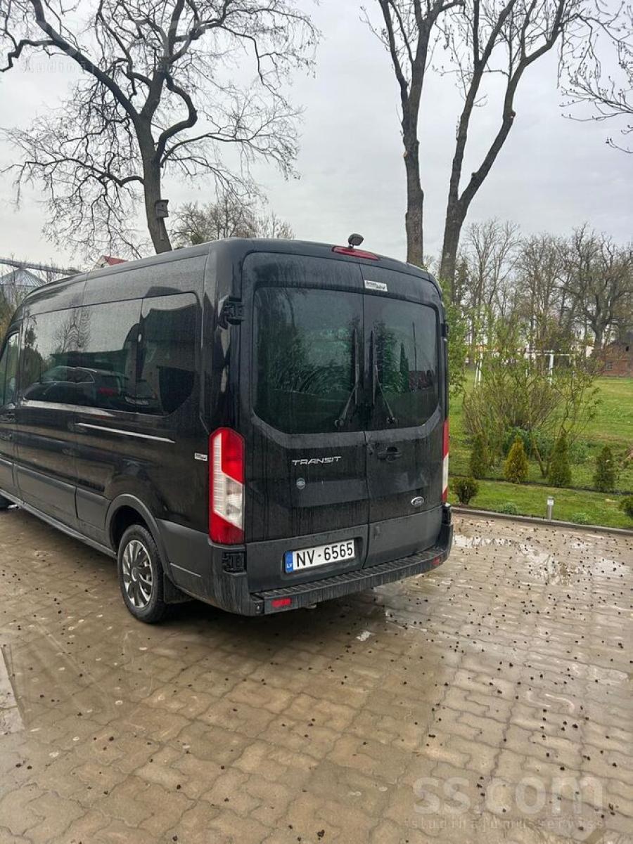Black Ford Transit 2016 in Jelgava, with an engine capacity of 2.00 L and mileage of 272 thousand km for 8500 €, photo 4 on AUTOMOTO.COM.LV