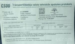 Black Ford Transit 2016 in Jelgava, with an engine capacity of 2.00 L and mileage of 272 thousand km for 8500 €, photo 10 on AUTOMOTO.COM.LV