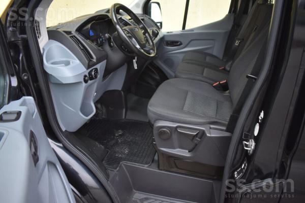 Black Ford Transit 2017 in Talsi, with an engine capacity of 2.00 L and mileage of 153 thousand km for 13500 €, photo 4 on AUTOMOTO.COM.LV