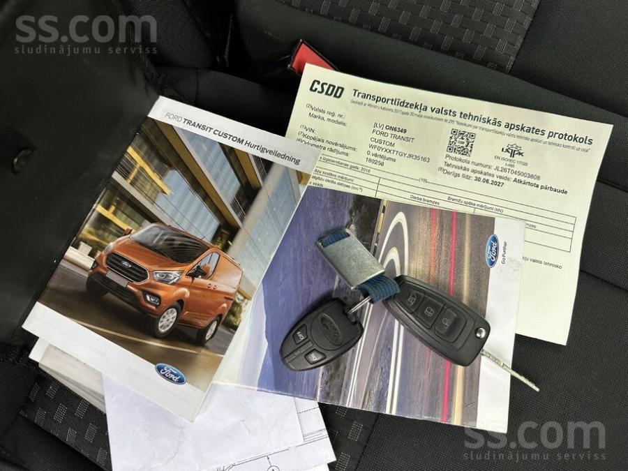 Melns Ford Transit 2018 Jelgava, ar dzinēja tilpumu 2.00 L un nobraukumu 180 tūkst. km par 10900 €, foto 25 vietnē AUTOMOTO.COM.LV