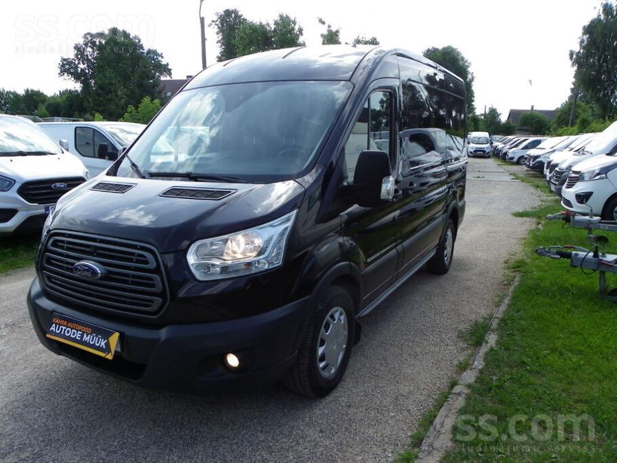 Black Ford Transit 2018 in Valka, with an engine capacity of 2.00 L and mileage of 168 thousand km for 8900 €, photo 3 on AUTOMOTO.COM.LV
