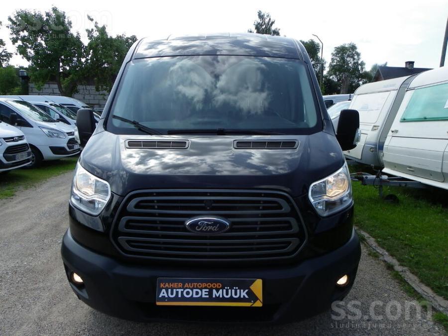 Black Ford Transit 2018 in Valka, with an engine capacity of 2.00 L and mileage of 168 thousand km for 8900 €, photo 4 on AUTOMOTO.COM.LV
