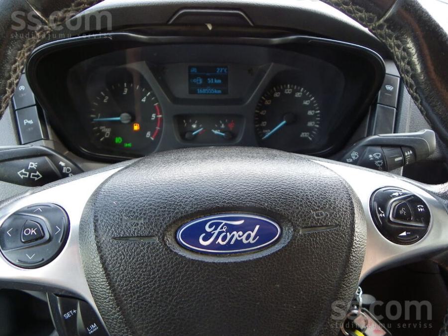Black Ford Transit 2018 in Valka, with an engine capacity of 2.00 L and mileage of 168 thousand km for 8900 €, photo 10 on AUTOMOTO.COM.LV