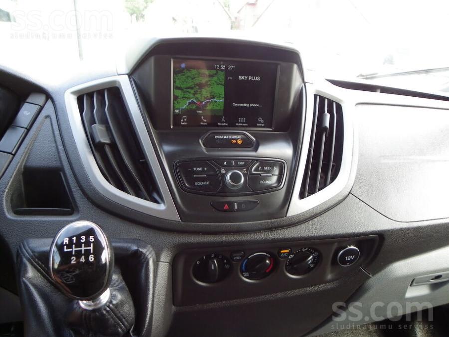 Black Ford Transit 2018 in Valka, with an engine capacity of 2.00 L and mileage of 168 thousand km for 8900 €, photo 12 on AUTOMOTO.COM.LV