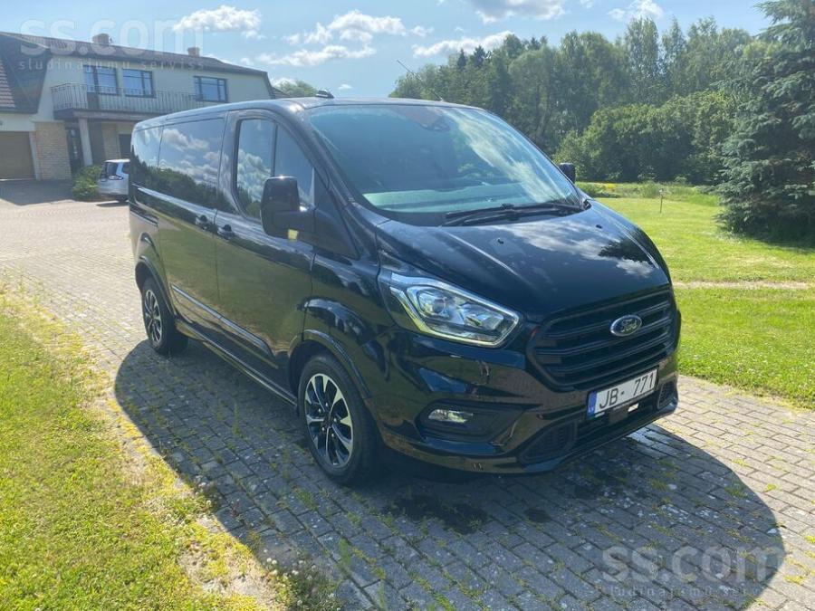 Black Ford Transit 2021 in Kuldiga, with an engine capacity of 2.00 L and mileage of 153 thousand km for 19800 €, photo 2 on AUTOMOTO.COM.LV