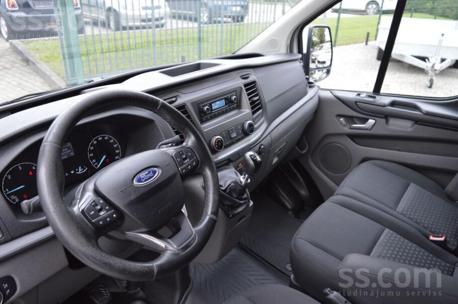 Black Ford Transit 2018 in Tukums, with an engine capacity of 2.00 L and mileage of 223 thousand km for 12695 €, photo 13 on AUTOMOTO.COM.LV