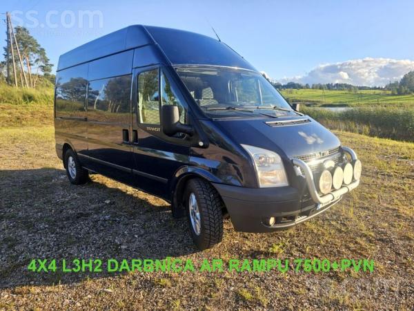Blue Ford Transit 2009 in Cesis, with an engine capacity of 2.40 L and mileage of 353 thousand km for 8700 €, photo 1 on AUTOMOTO.COM.LV