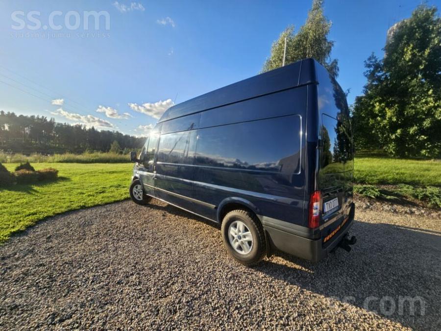 Blue Ford Transit 2009 in Cesis, with an engine capacity of 2.40 L and mileage of 353 thousand km for 8700 €, photo 29 on AUTOMOTO.COM.LV