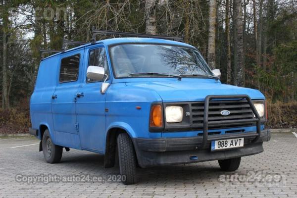 Blue Ford Transit 1985 in Tallinn, with an engine capacity of 2.50 L and mileage of 0 thousand km for 1200 €, photo 1 on AUTOMOTO.COM.LV