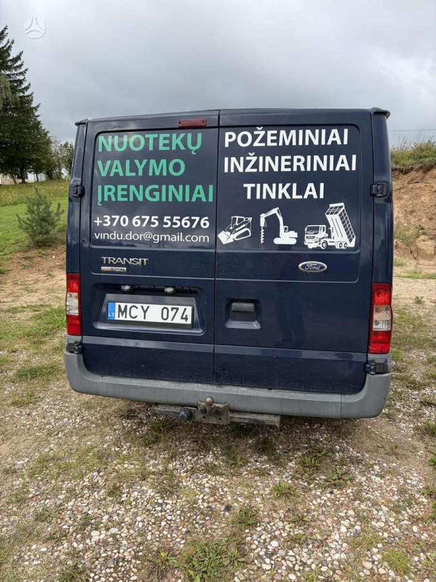 Blue Ford Transit 2011 in Druskininkai, with an engine capacity of 2.20 L and mileage of 214 thousand km for 3499 €, photo 5 on AUTOMOTO.COM.LV