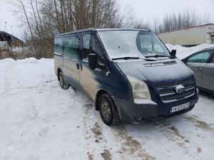 Blue Ford Transit 2013 in Siauliai, with an engine capacity of 2.20 L and mileage of 240 thousand km for 1500 €, photo 2 on AUTOMOTO.COM.LV