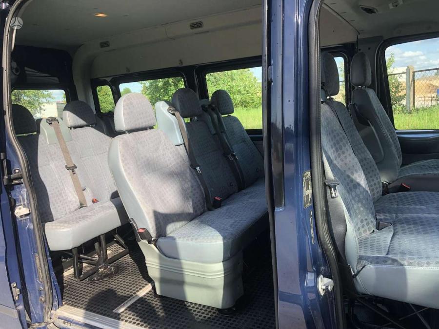 Blue Ford Transit 2013 in Kaunas, with an engine capacity of 2.20 L and mileage of 222 thousand km for 7900 €, photo 12 on AUTOMOTO.COM.LV