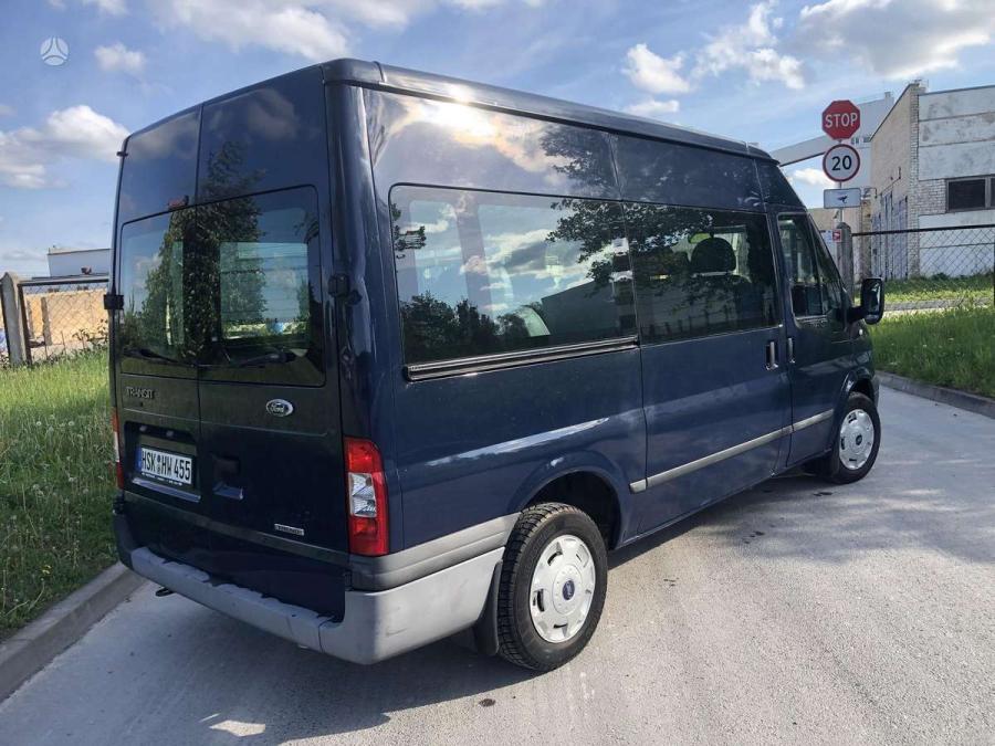 Blue Ford Transit 2013 in Kaunas, with an engine capacity of 2.20 L and mileage of 222 thousand km for 7900 €, photo 14 on AUTOMOTO.COM.LV