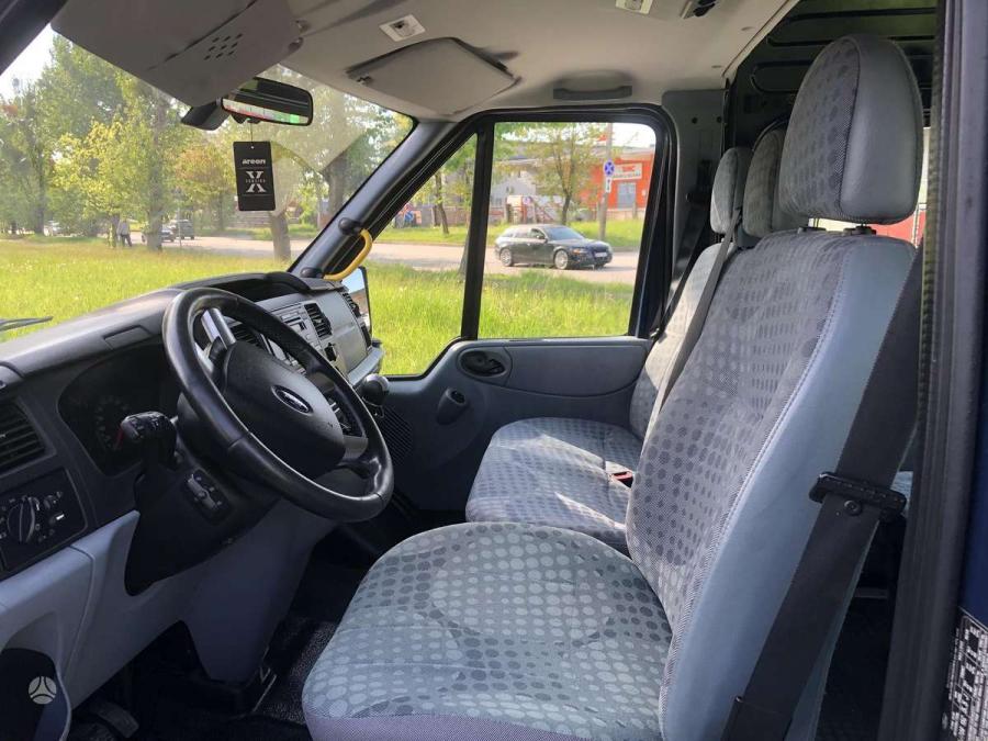 Blue Ford Transit 2013 in Kaunas, with an engine capacity of 2.20 L and mileage of 222 thousand km for 7900 €, photo 15 on AUTOMOTO.COM.LV