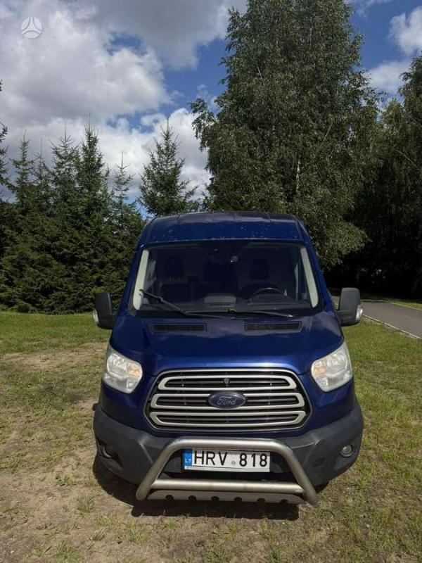 Blue Ford Transit 2015 in Vilnius, with an engine capacity of 2.20 L and mileage of 441 thousand km for 6200 €, photo 1 on AUTOMOTO.COM.LV