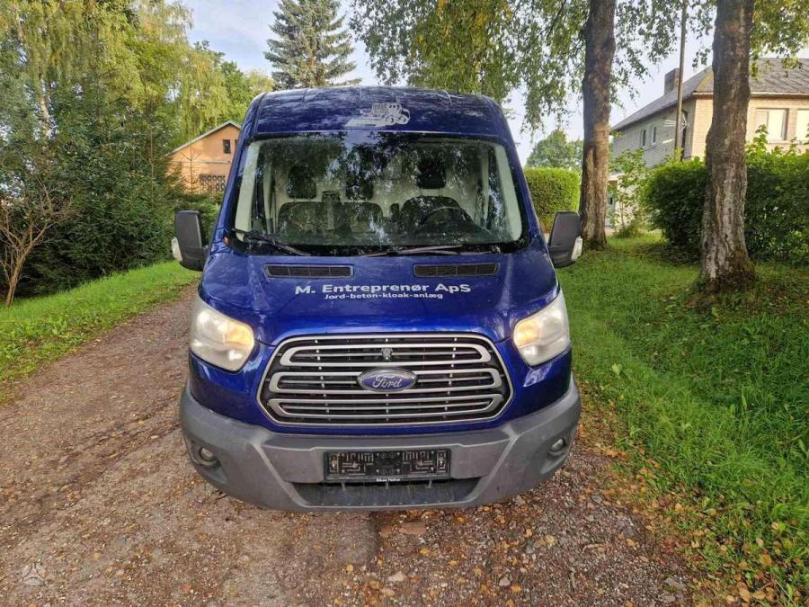 Blue Ford Transit 2015 in Taurage, with an engine capacity of 2.20 L and mileage of 275 thousand km for 5950 €, photo 3 on AUTOMOTO.COM.LV