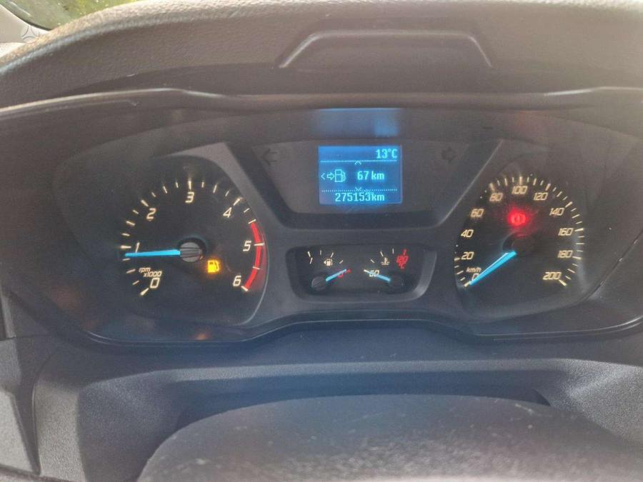 Blue Ford Transit 2015 in Taurage, with an engine capacity of 2.20 L and mileage of 275 thousand km for 5950 €, photo 12 on AUTOMOTO.COM.LV