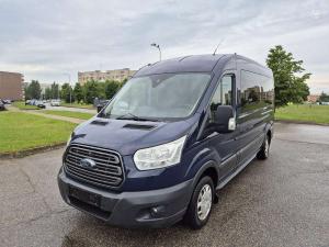 Blue Ford Transit 2016 in Panevezys, with an engine capacity of 2.20 L and mileage of 531 thousand km for 6600 €, photo  on AUTOMOTO.COM.LV
