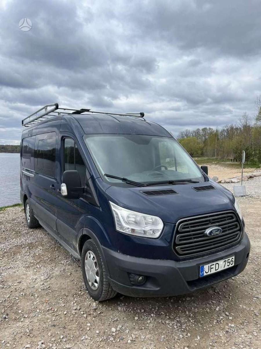 Blue Ford Transit 2016 in Jurbarkas, with an engine capacity of 2.20 L and mileage of 239 thousand km for 9300 €, photo 3 on AUTOMOTO.COM.LV
