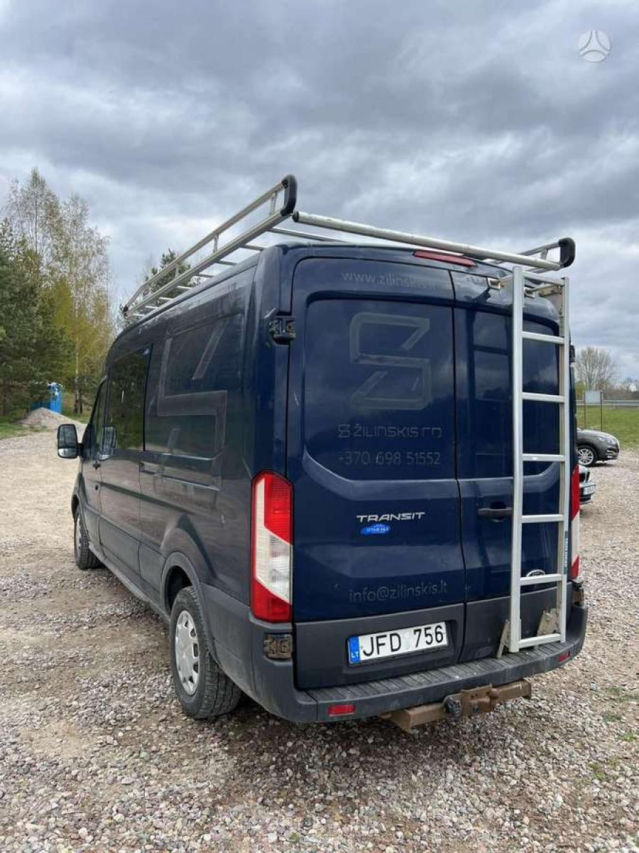 Blue Ford Transit 2016 in Jurbarkas, with an engine capacity of 2.20 L and mileage of 239 thousand km for 9300 €, photo 4 on AUTOMOTO.COM.LV