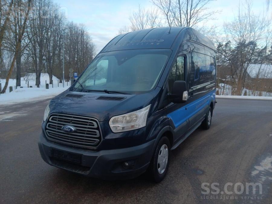Blue Ford Transit 2017 in Ogre, with an engine capacity of 2.00 L and mileage of 201 thousand km for 9000 €, photo 1 on AUTOMOTO.COM.LV