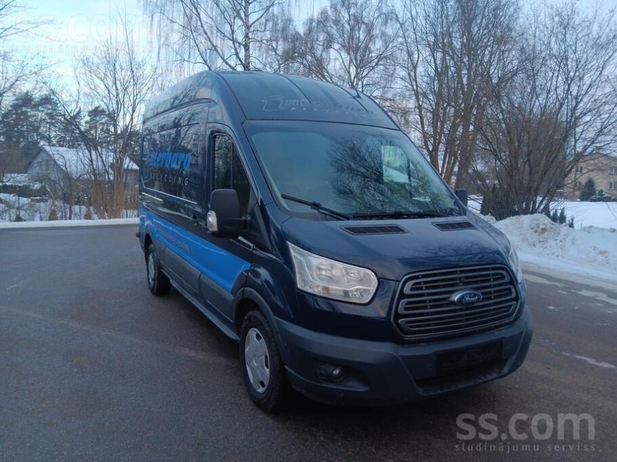 Blue Ford Transit 2017 in Ogre, with an engine capacity of 2.00 L and mileage of 201 thousand km for 9000 €, photo 3 on AUTOMOTO.COM.LV