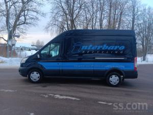 Blue Ford Transit 2017 in Ogre, with an engine capacity of 2.00 L and mileage of 201 thousand km for 9000 €, photo 8 on AUTOMOTO.COM.LV