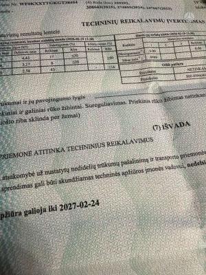 Синий Форд Транзит 2017 в Вильнюс, объемом двигателя 2.00 л и пробегом 370 тыс. км за 8000 €, фото 19 на AUTOMOTO.COM.LV