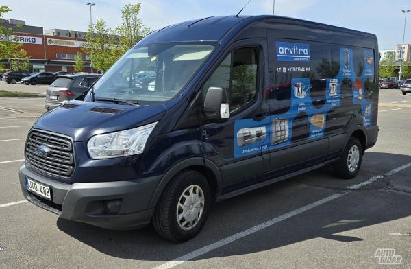 Blue Ford Transit 2017 in Vilnius, with an engine capacity of 2.00 L and mileage of 363 thousand km for 8080 €, photo 1 on AUTOMOTO.COM.LV