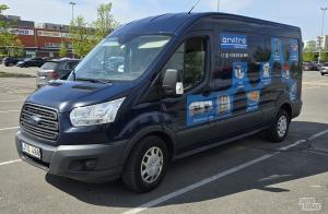 Blue Ford Transit 2017 in Vilnius, with an engine capacity of 2.00 L and mileage of 363 thousand km for 8080 €, photo  on AUTOMOTO.COM.LV