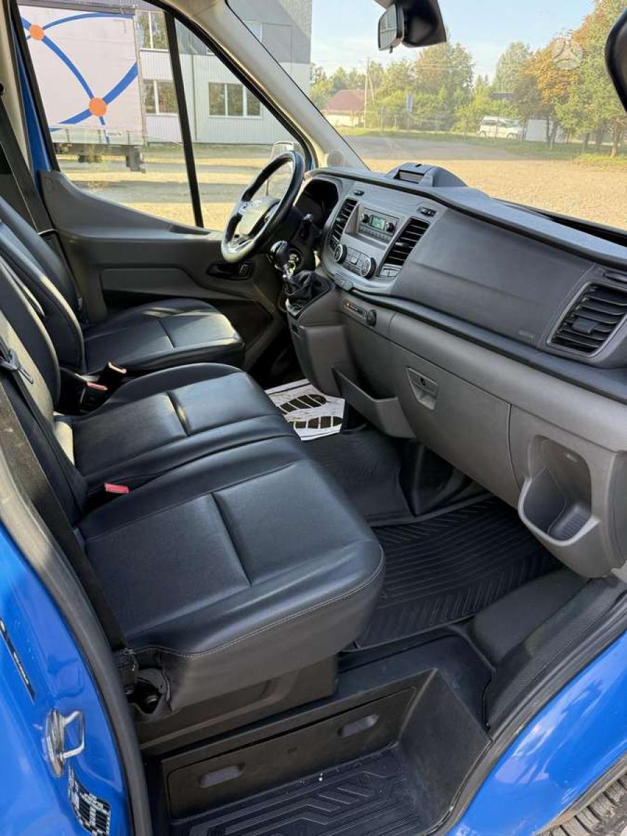 Blue Ford Transit 2022 in Pasvalys, with an engine capacity of 0.00 L and mileage of 75 thousand km for 20200 €, photo 8 on AUTOMOTO.COM.LV