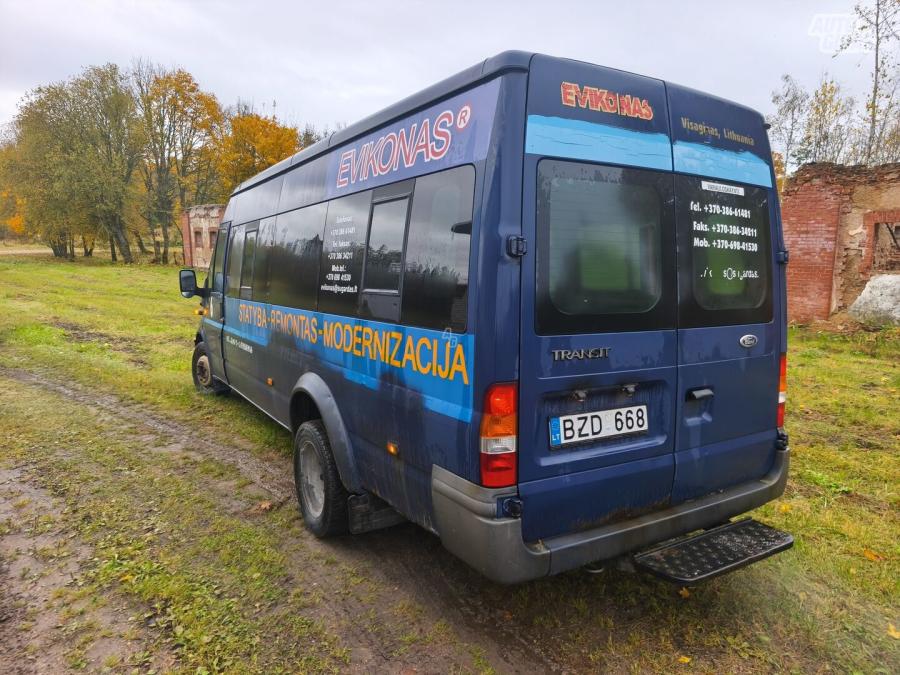 Blue Ford Transit 2006 in Ignalina, with an engine capacity of 2.40 L and mileage of 267 thousand km for 1100 €, photo 7 on AUTOMOTO.COM.LV