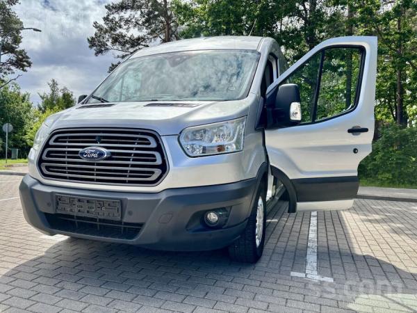 Blue Ford Transit 2015 in Jurmala, with an engine capacity of 2.20 L and mileage of 237 thousand km for 8900 €, photo 1 on AUTOMOTO.COM.LV