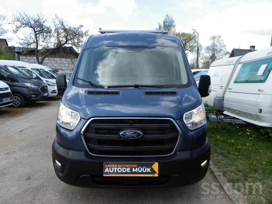 Blue Ford Transit 2019 in Valka, with an engine capacity of 2.00 L and mileage of 146 thousand km for 12700 €, photo 3 on AUTOMOTO.COM.LV