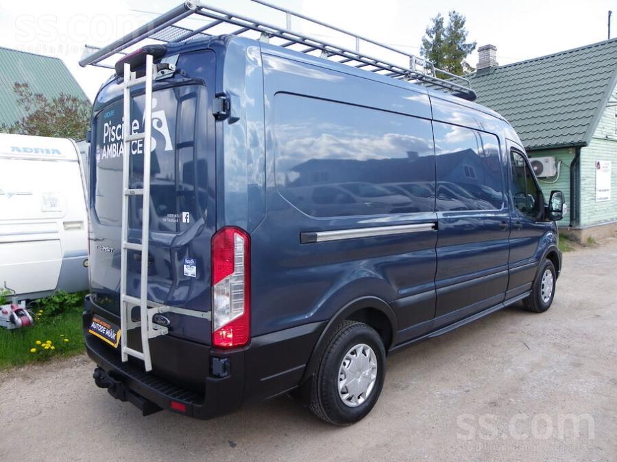 Blue Ford Transit 2019 in Valka, with an engine capacity of 2.00 L and mileage of 146 thousand km for 12700 €, photo 6 on AUTOMOTO.COM.LV
