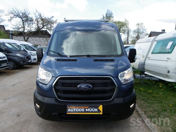 Blue Ford Transit 2019 in Valka, with an engine capacity of 2.00 L and mileage of 146 thousand km for 12700 €, photo 2 on AUTOMOTO.COM.LV