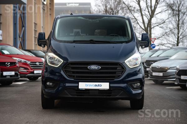 Blue Ford Transit 2022 in Riga, with an engine capacity of 2.00 L and mileage of 84 thousand km for 23990 €, photo 2 on AUTOMOTO.COM.LV