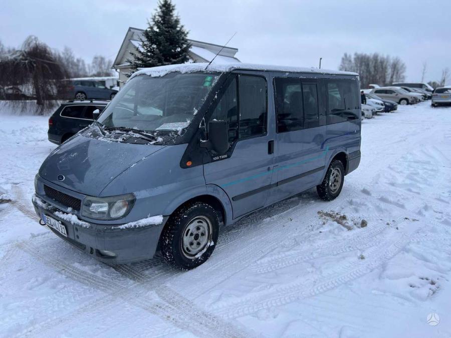 Blue Ford Transit 2001 in Utena, with an engine capacity of 2.00 L and mileage of 235 thousand km for 4360 €, photo 1 on AUTOMOTO.COM.LV