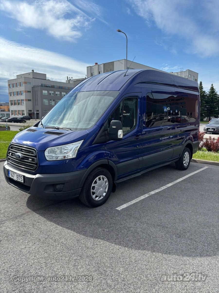 Blue Ford Transit 2017 in Tallinn, with an engine capacity of 2.00 L and mileage of 308 thousand km for 11990 €, photo 1 on AUTOMOTO.COM.LV
