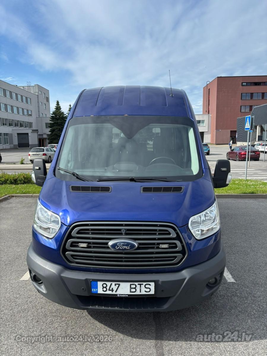 Blue Ford Transit 2017 in Tallinn, with an engine capacity of 2.00 L and mileage of 308 thousand km for 11990 €, photo 3 on AUTOMOTO.COM.LV