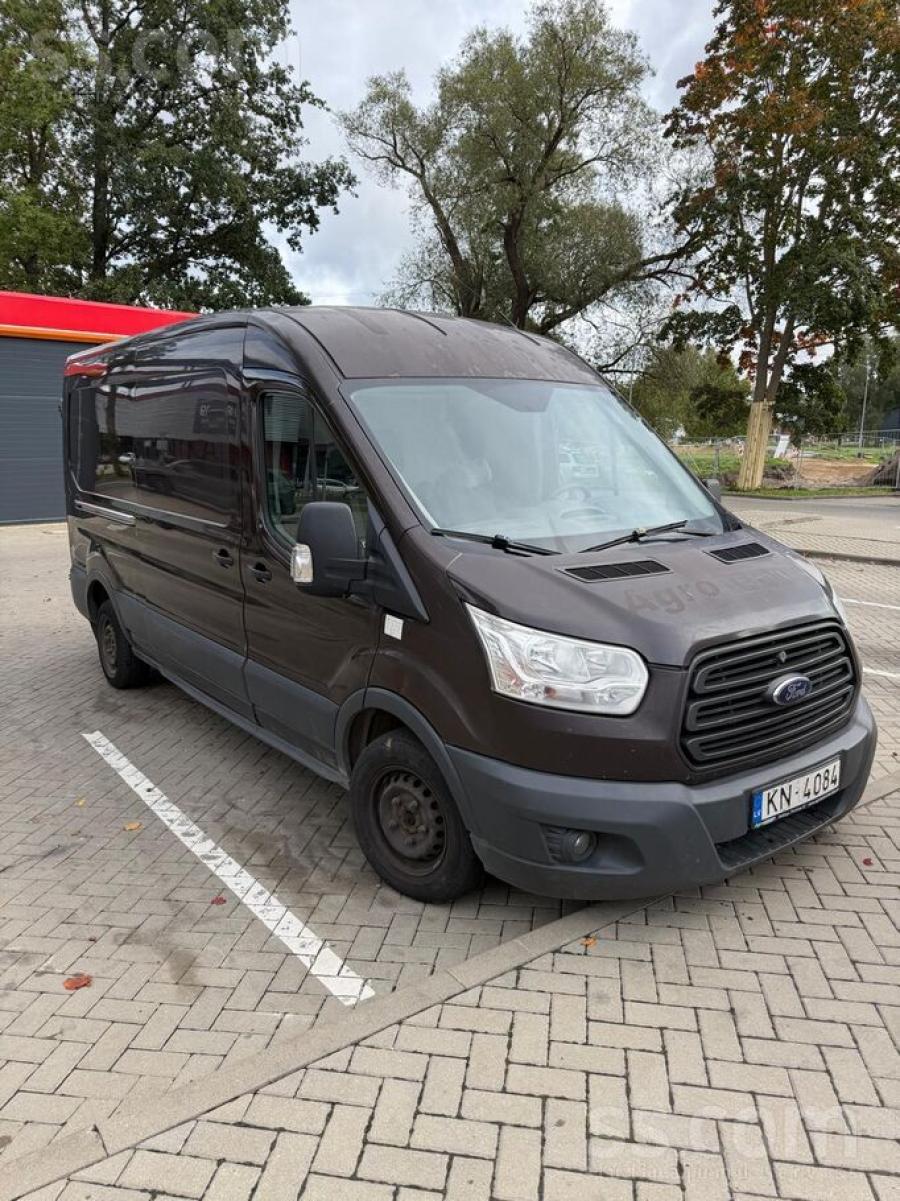 Brown Ford Transit 2015 in Riga, with an engine capacity of 2.20 L and mileage of 258 thousand km for 4840 €, photo 3 on AUTOMOTO.COM.LV