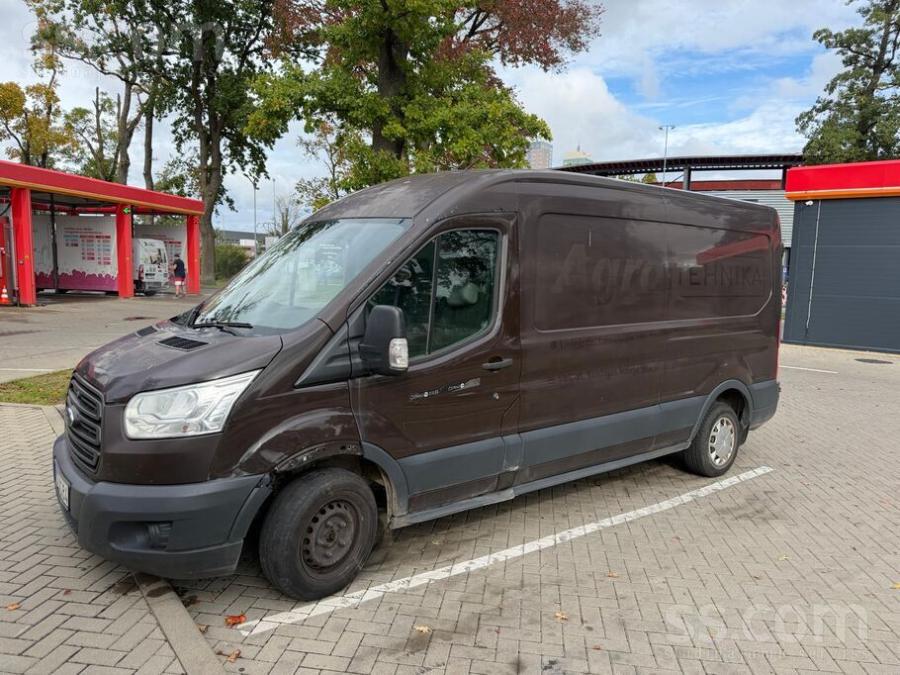 Brown Ford Transit 2015 in Riga, with an engine capacity of 2.20 L and mileage of 258 thousand km for 4840 €, photo 8 on AUTOMOTO.COM.LV