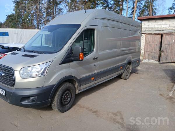 Brown Ford Transit 2016 in Daugavpils, with an engine capacity of 2.00 L and mileage of 386 thousand km for 8200 €, photo 2 on AUTOMOTO.COM.LV