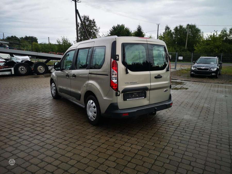 Brown Ford Transit Connect 2015 in Radviliskis, with an engine capacity of 1.56 L and mileage of 133 thousand km for 6850 €, photo 4 on AUTOMOTO.COM.LV