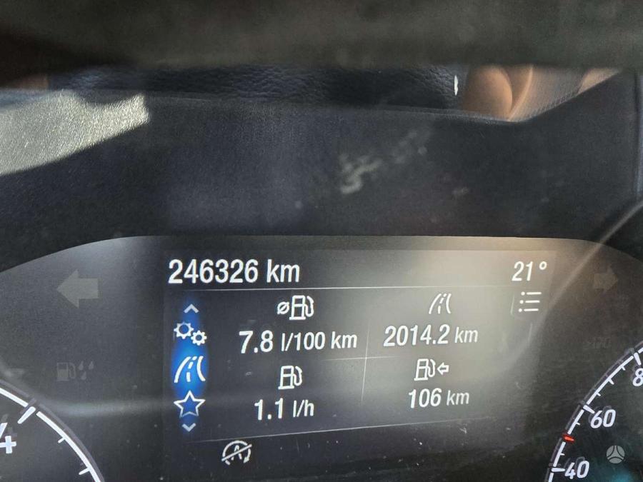 Grey Ford Transit Connect 2019 in Marijampole, with an engine capacity of 1.50 L and mileage of 246 thousand km for 8200 €, photo 22 on AUTOMOTO.COM.LV