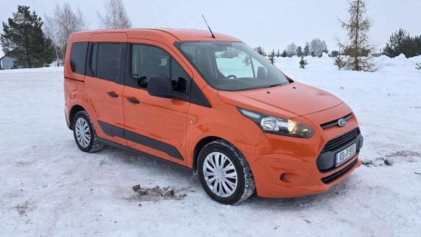 Orange Ford Transit Connect 2016 in Klaipeda, with an engine capacity of 1.60 L and mileage of 276 thousand km for 4990 €, photo 1 on AUTOMOTO.COM.LV