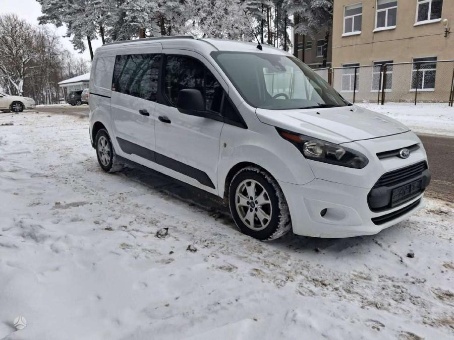 White Ford Transit Connect 2015 in Raseiniai, with an engine capacity of 1.50 L and mileage of 186 thousand km for 4400 €, photo 1 on AUTOMOTO.COM.LV
