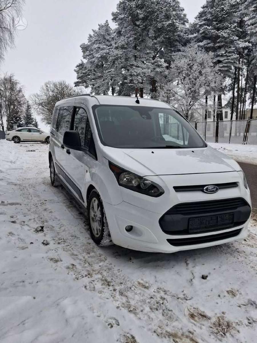 White Ford Transit Connect 2015 in Raseiniai, with an engine capacity of 1.50 L and mileage of 186 thousand km for 4400 €, photo 3 on AUTOMOTO.COM.LV