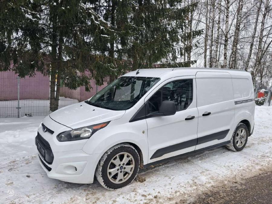 White Ford Transit Connect 2015 in Raseiniai, with an engine capacity of 1.50 L and mileage of 186 thousand km for 4400 €, photo 8 on AUTOMOTO.COM.LV
